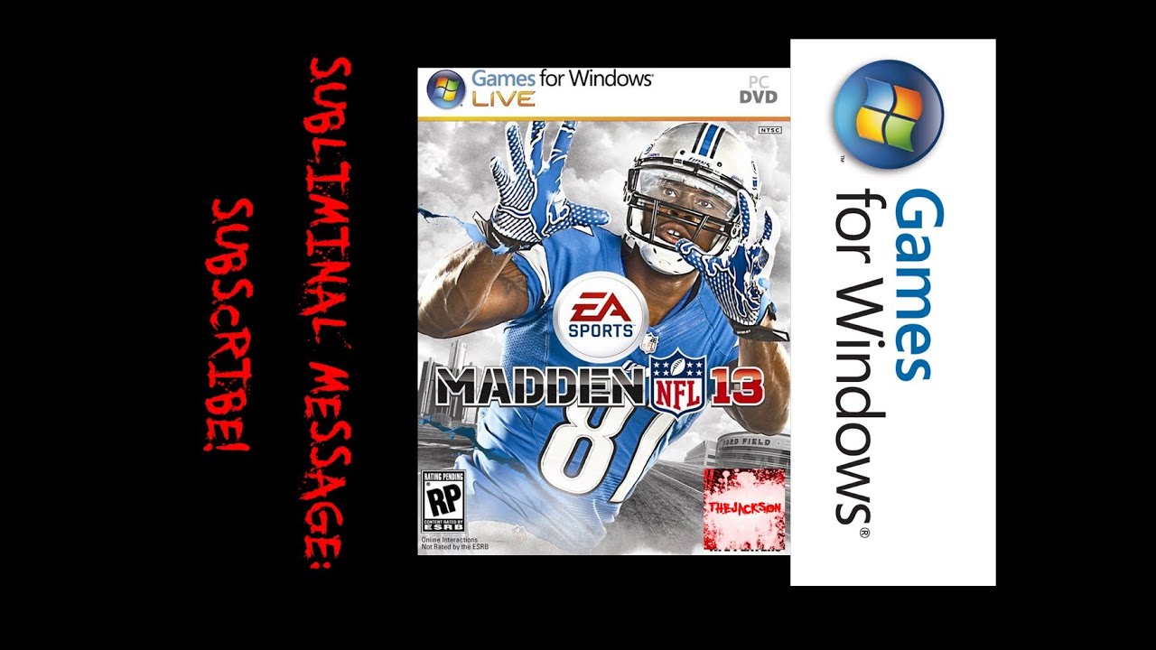 MOD MADDEN 08 TO 2013 FFXIII! (PC MOD - WITH LINK) - TUTORIAL - NIKE ...