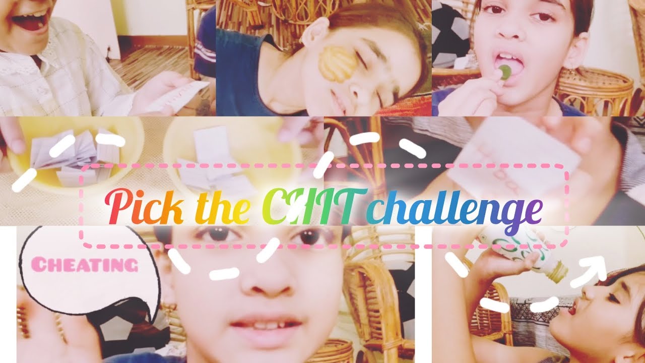 PICK THE CHIT CHALLENGE|| JUNIOR LAUGHTERS 🌸🌸|| - YouTube