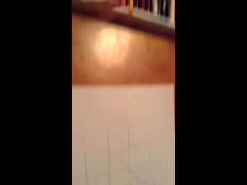 How to draw a minecraft easy tree - YouTube