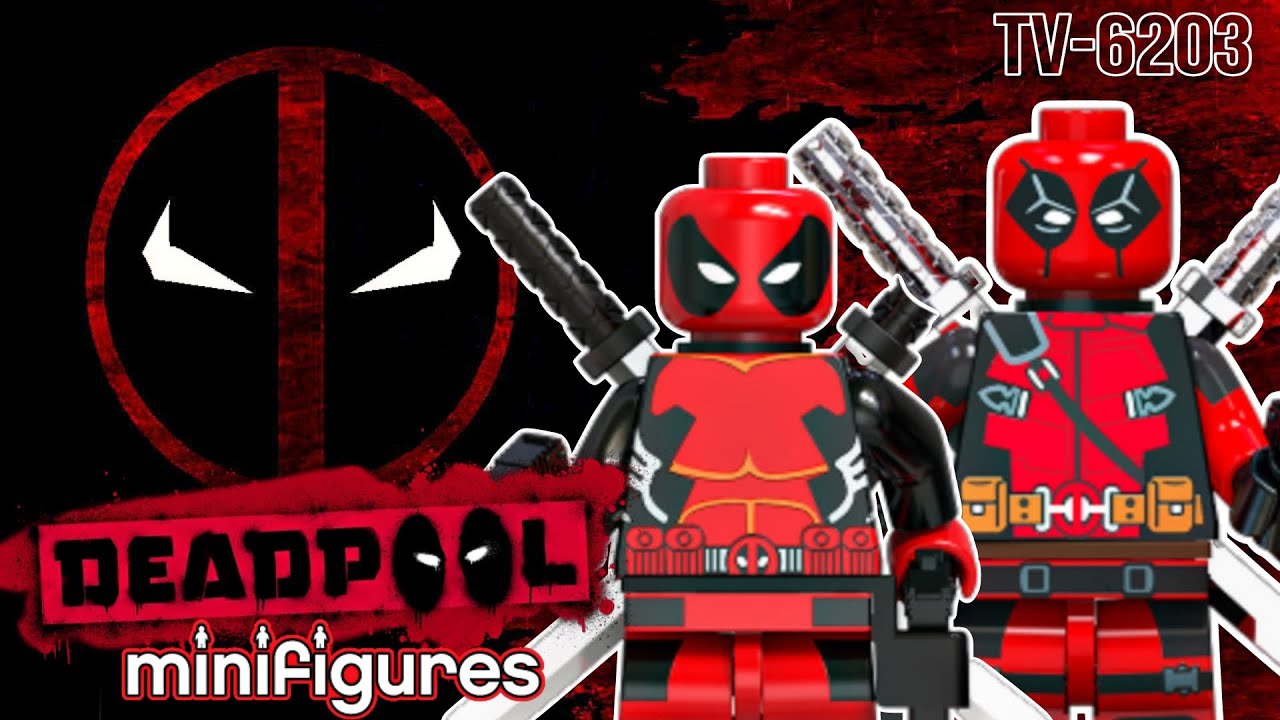 LEGO MARVEL DEADPOOL MINIFIGURE | WADE WILSON | LEGO UNOFFICIAL | TV ...