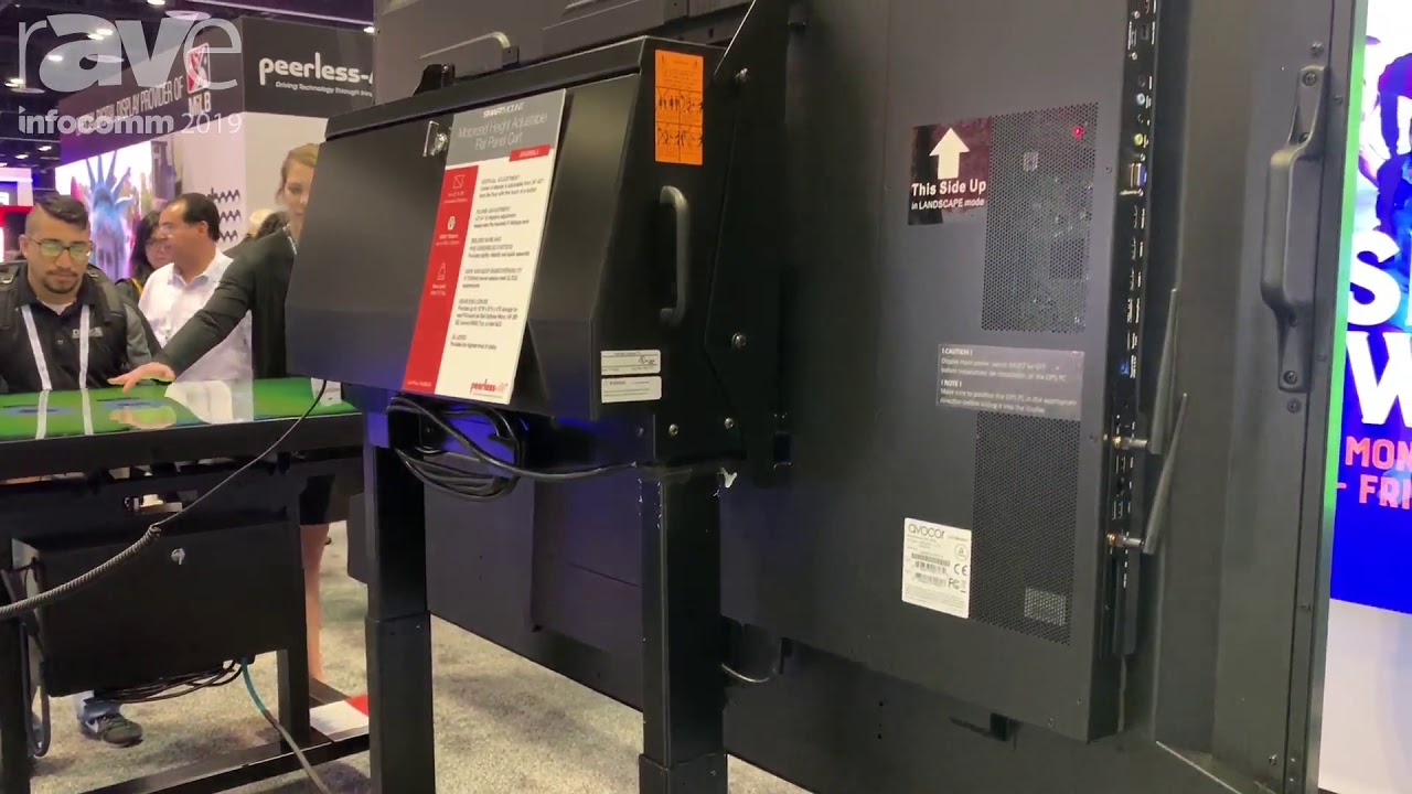 InfoComm 2019: Peerless-AV Shows SR598ML3 Motorized Cart for Raising ...
