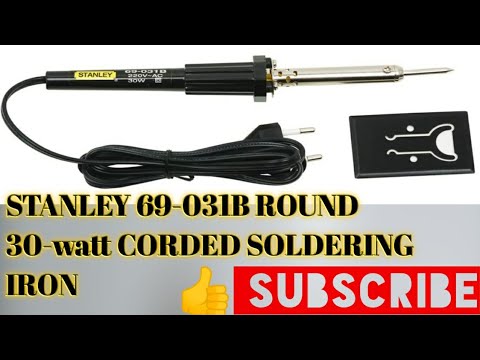 Best soldering iron in India ?( Stanley 69-031B Round 30-watt Corded ...