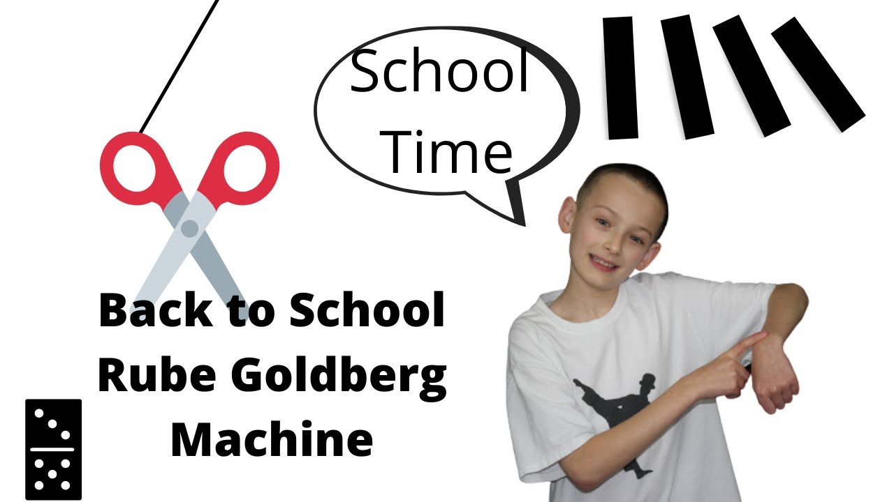 Back to school Rube Goldberg Machine - YouTube