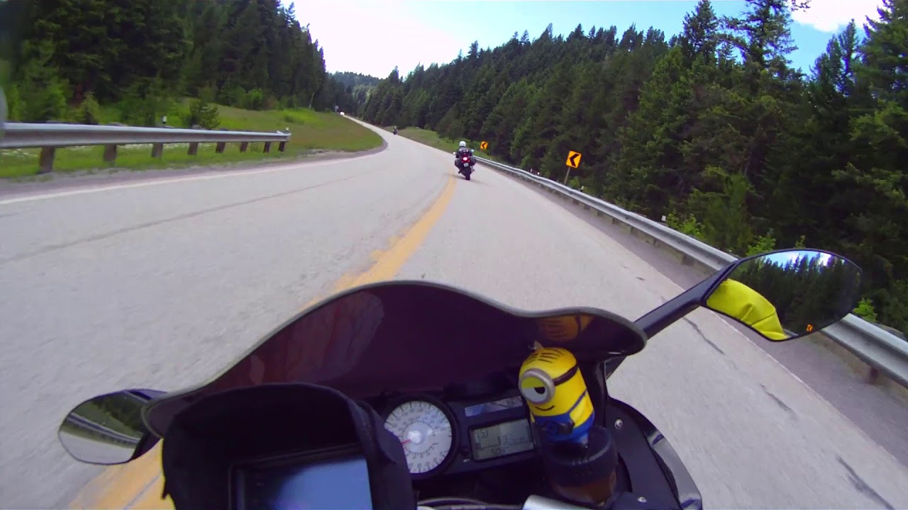 Motorcycle Ride Up Montana Side of Lolo Pass - YouTube
