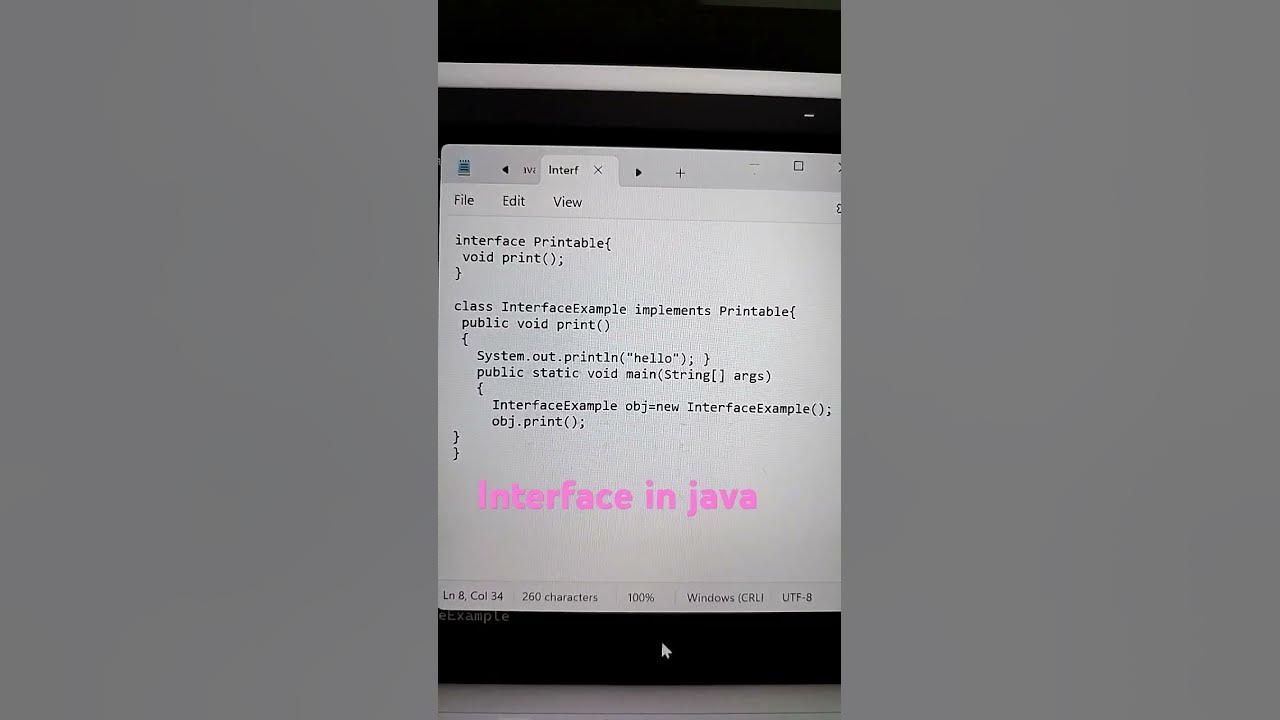 Interface In Java Learn From Basic Developer Javaprogramming Java Codewithdeveloper Coder 3646