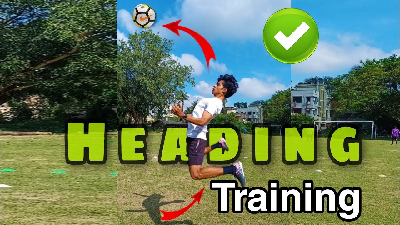 Football heading training || Heading practice session || #Sarthakbose # ...
