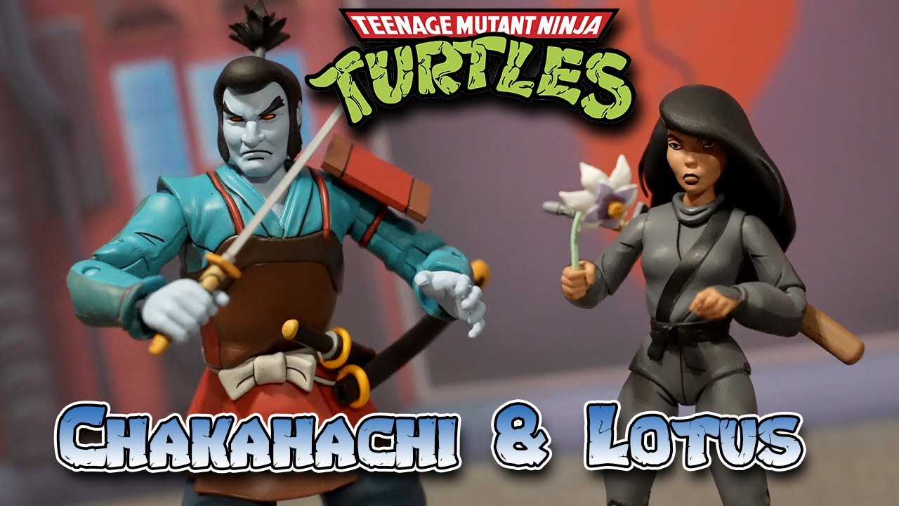 NECA TMNT Cartoon Chakahachi & Lotus Action Figure Review! - Haulathon ...
