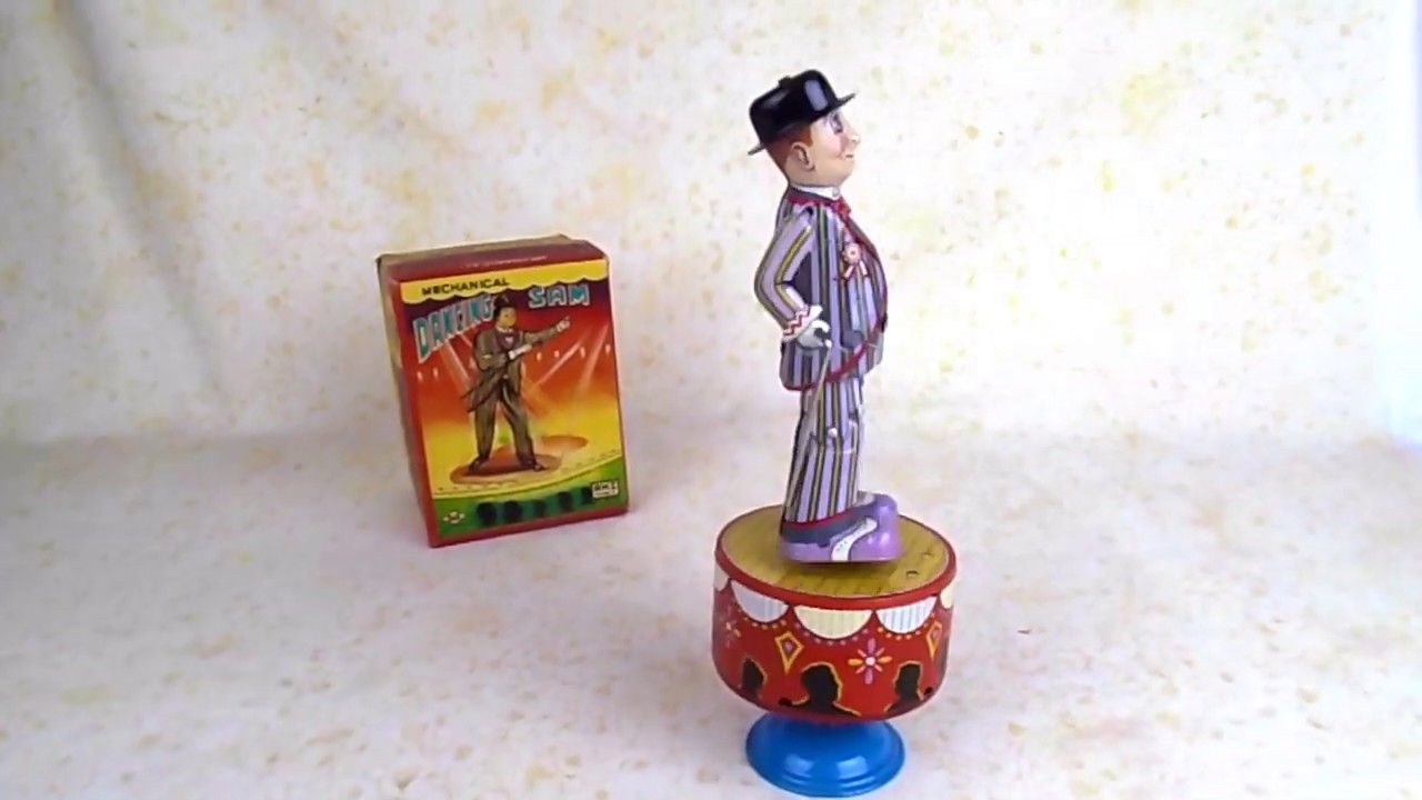 Dancing Sam mechanical tap dancer - YouTube