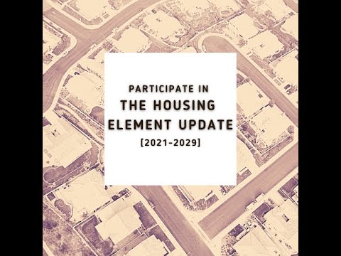 Housing Element Update Workshop - May 12, 2021 (English) - YouTube