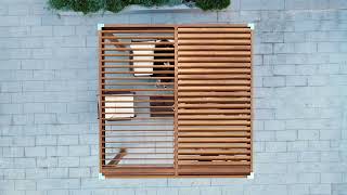 Patio Kingdom Louvered Pergola
