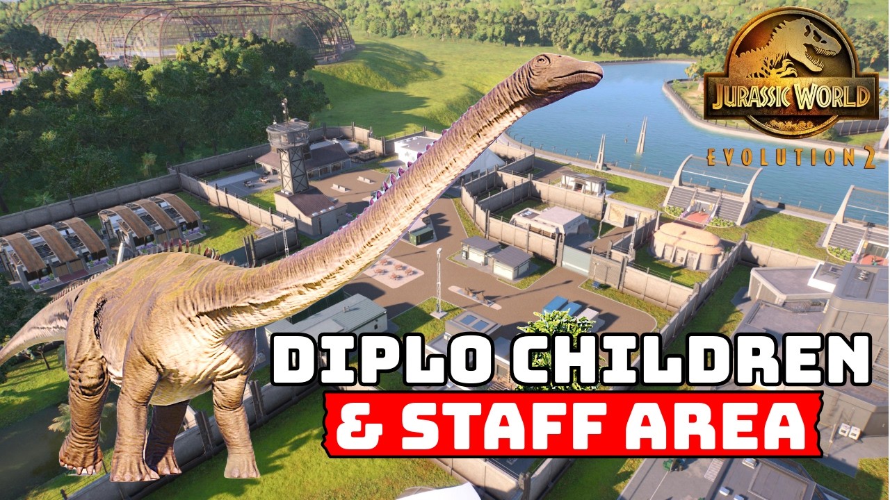 LARGE SPECIES PARK Ep 6: Juvenile Diplo's & Staff Centre | Jurassic ...