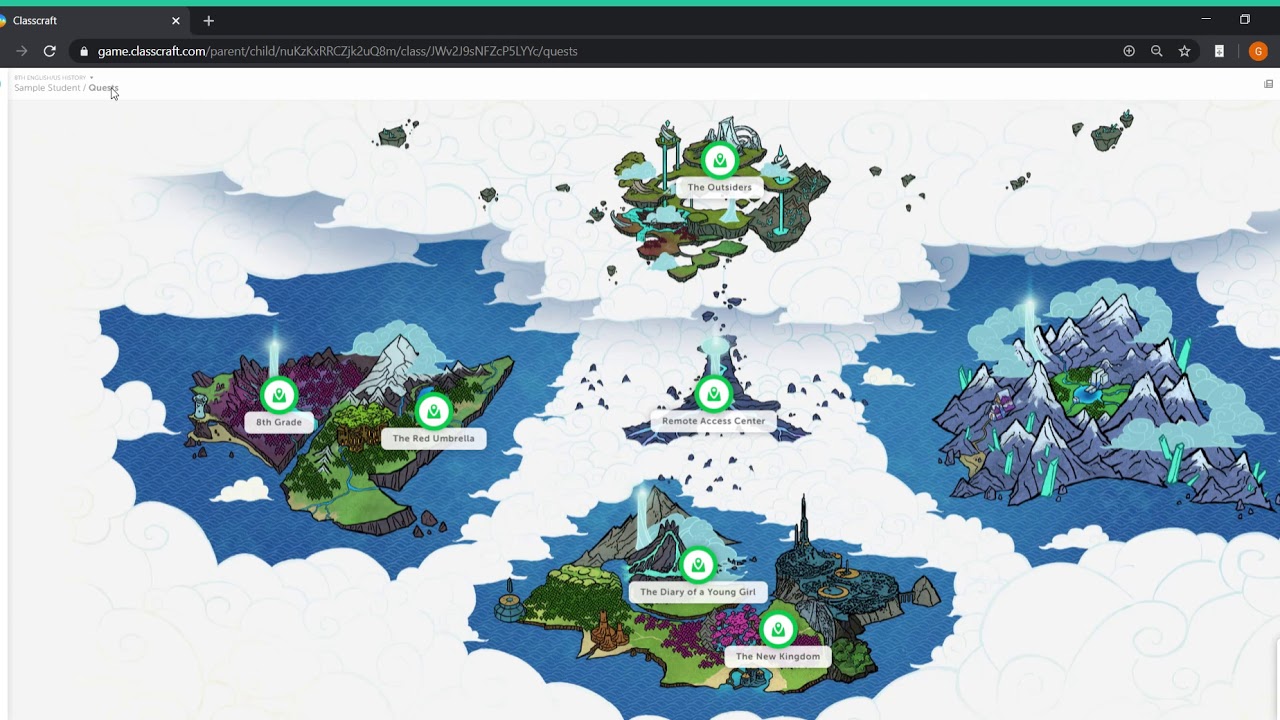 7th and 8th Grade Parents - Classcraft-Use Tutorial (Parent and Student Interfaces) - YouTube