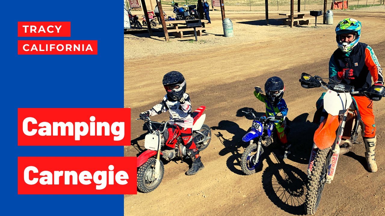Dirt Bike Camping At Carnegie SVRA (Tracy, CA) - YouTube