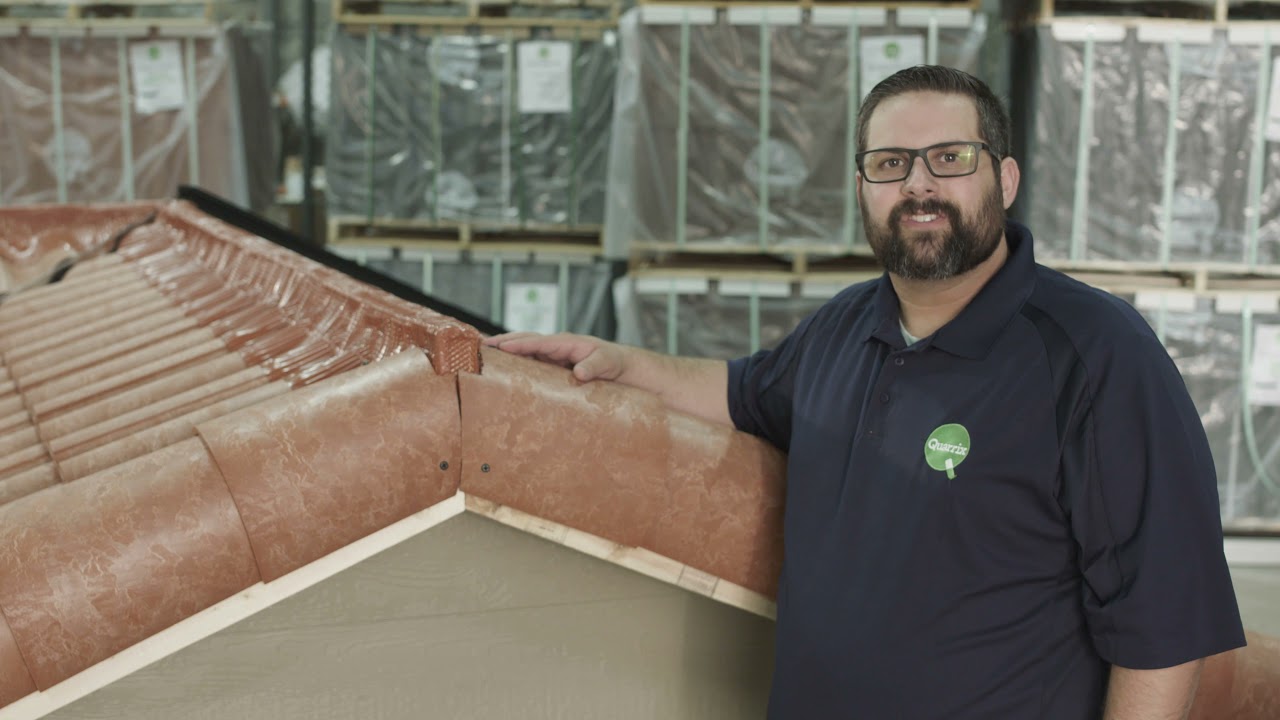 How to Install Hip Rake Ridge Cap Tiles 3 of 3 - YouTube