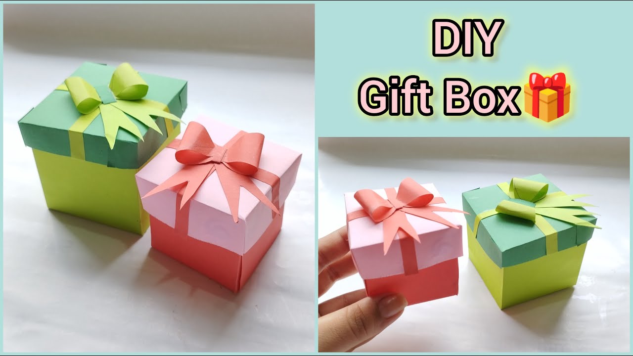 DIY Gift Box / How to make Gift Box ? Easy Paper Crafts Idea - YouTube
