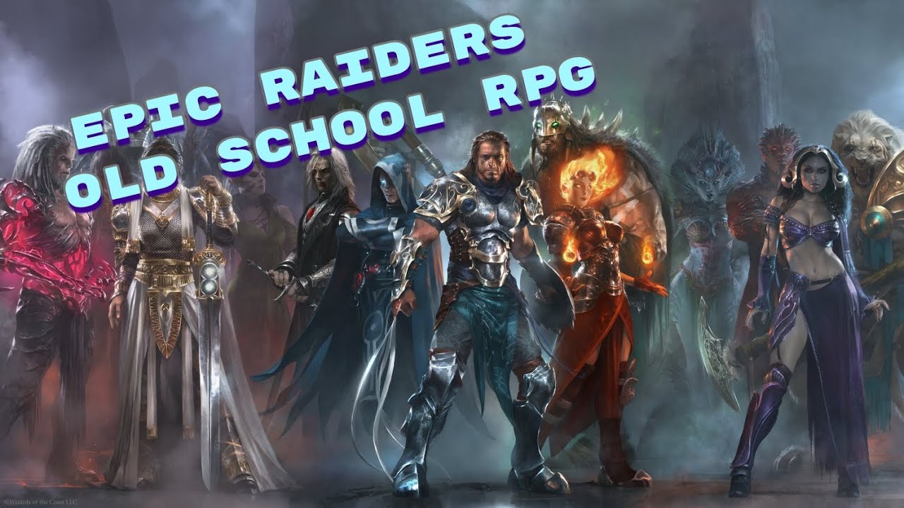 Относительно новая прикольная игра Epic Raiders - Old school RPG - YouTube