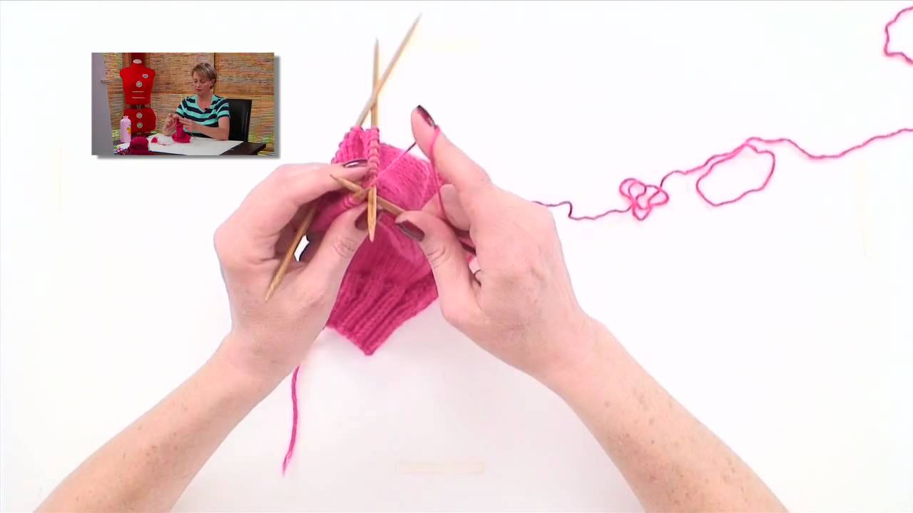 Learn to Knit Socks part 5 - Toe Shaping - YouTube