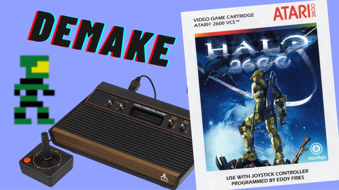 HALO 2600 🔫 El DEMAKE de HALO para la queridísima ATARI 2600 | GAMEPLAY ...