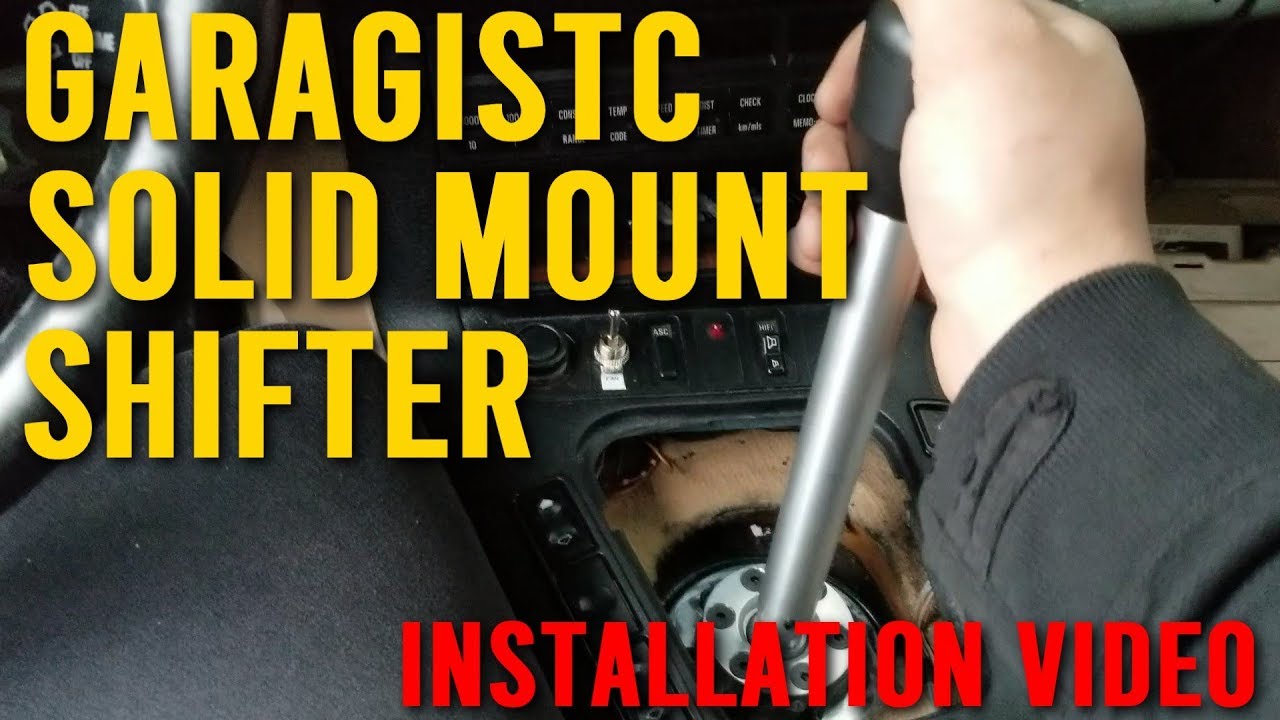 Garagistic Solid Mount Shifter and DSSR - Installation - YouTube