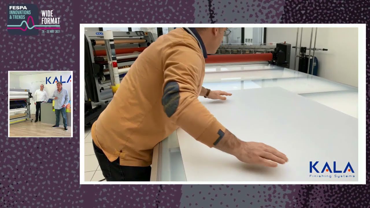 KALA Finishing Systems at FESPA Innovations & Trends - YouTube