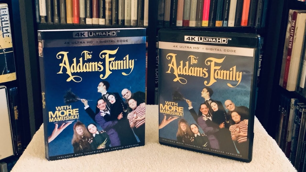 The Addams Family 4K REVIEW + Unboxing / Menu | UHD - YouTube