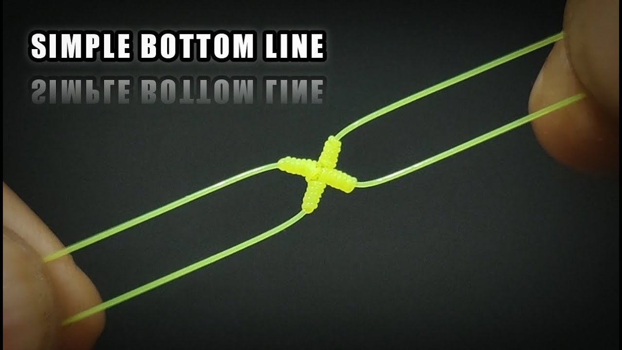 New Simple BOTTOM FISHING Rig'S - best Simple Fishing Line - YouTube