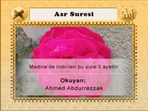 Kuran-ı Kerim Hatim Hatim - 103.Sure (114 Sure 114 Hafız)