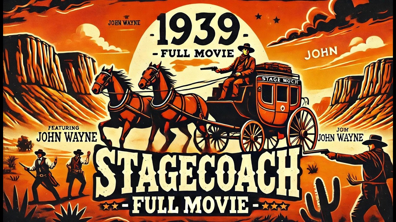 Stagecoach (1939) - Full Movie | John Wayne | Classic Western | Restored HD - YouTube