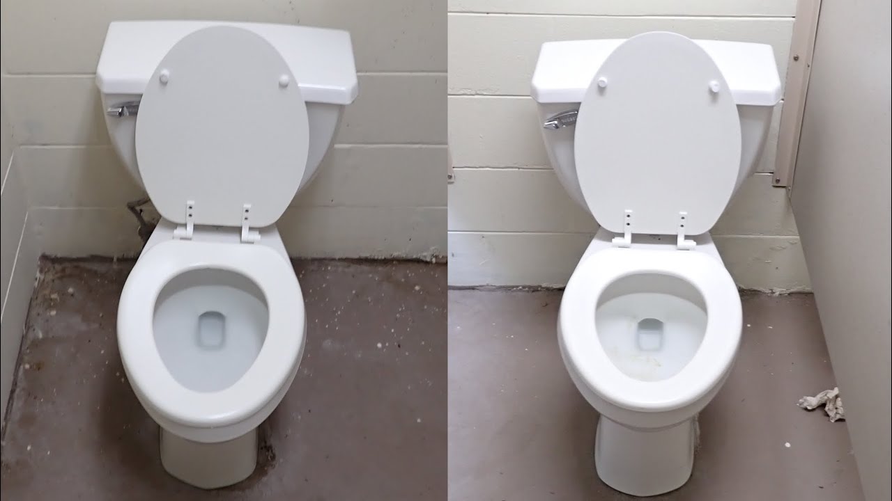 Two Newer Gerber Ultra Flush toilets - YouTube