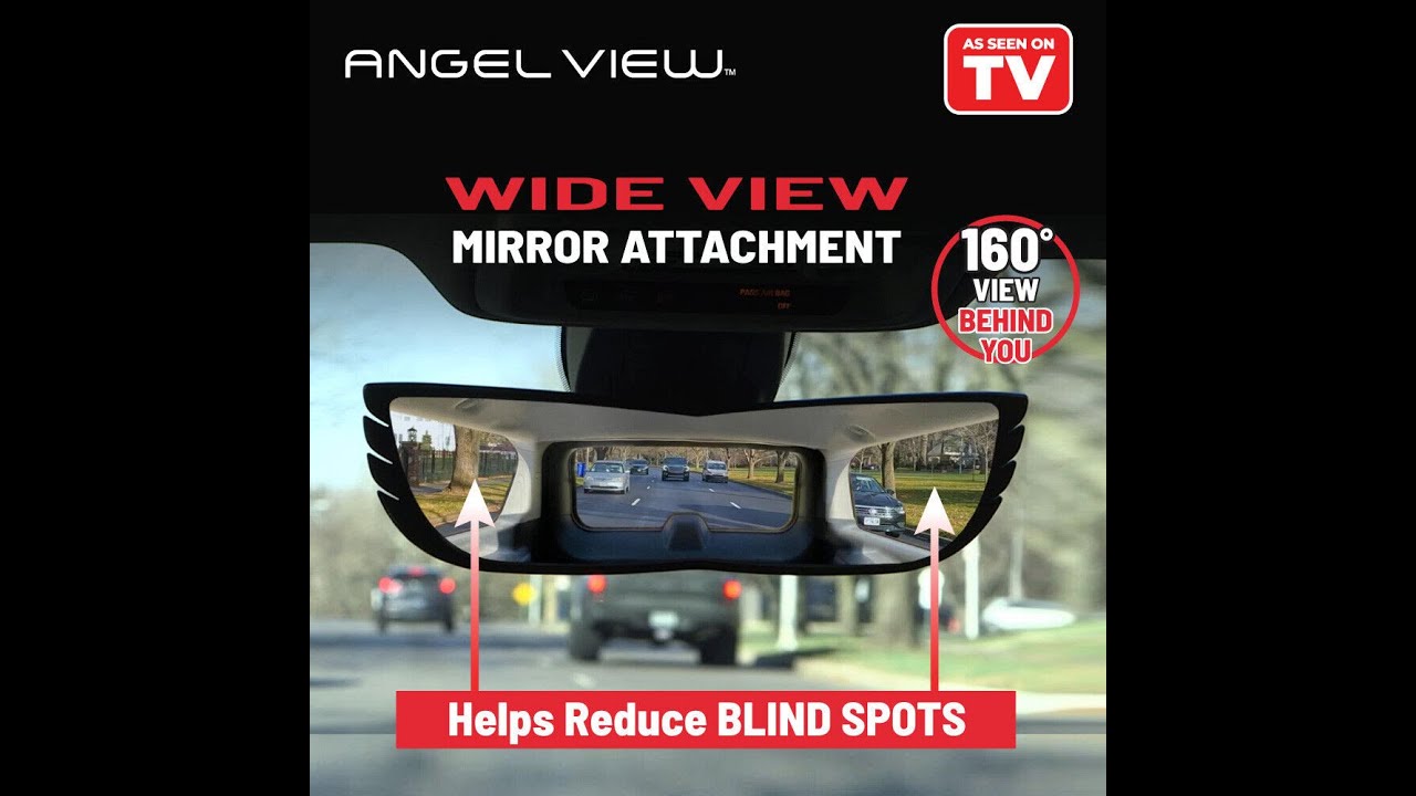 Rearview Mirror Angel View Convex Rear Mirror Interior Expand Vision ...