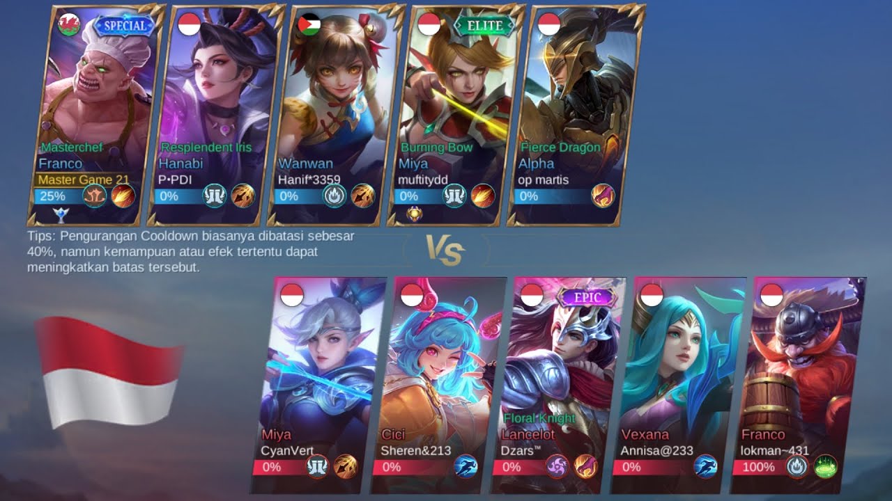 Beda Sendiri ada Logo Piala MCL - Push Rank Mobile Legends bang bang ...