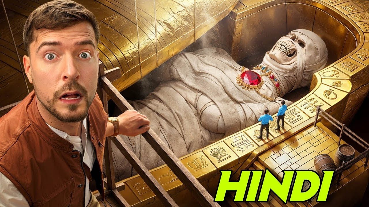 I Spent 100 Hours Inside the Pyramids Hindi Mr Beast Hindi Mrbeast in Hindi @MrBeast - YouTube