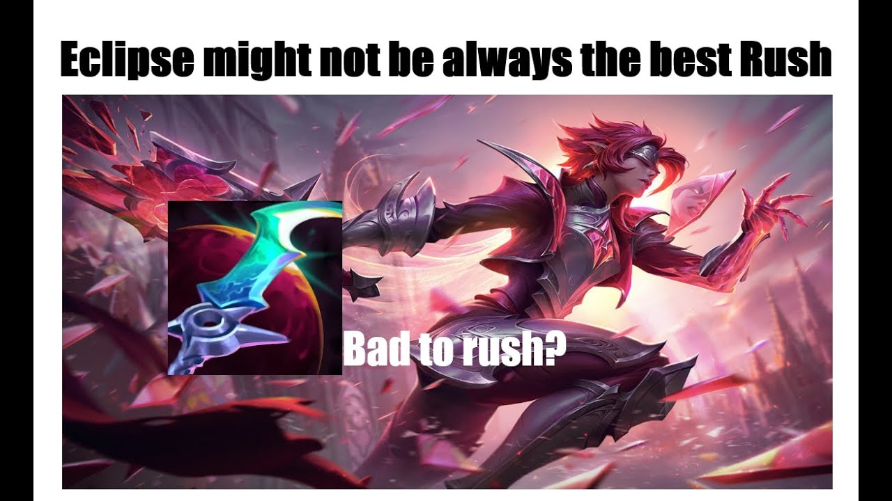 Eclipse might not be the best rush every game - YouTube