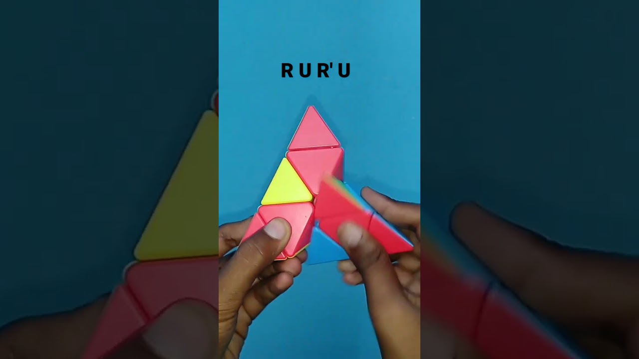 pyramid cube magic trick solve - YouTube