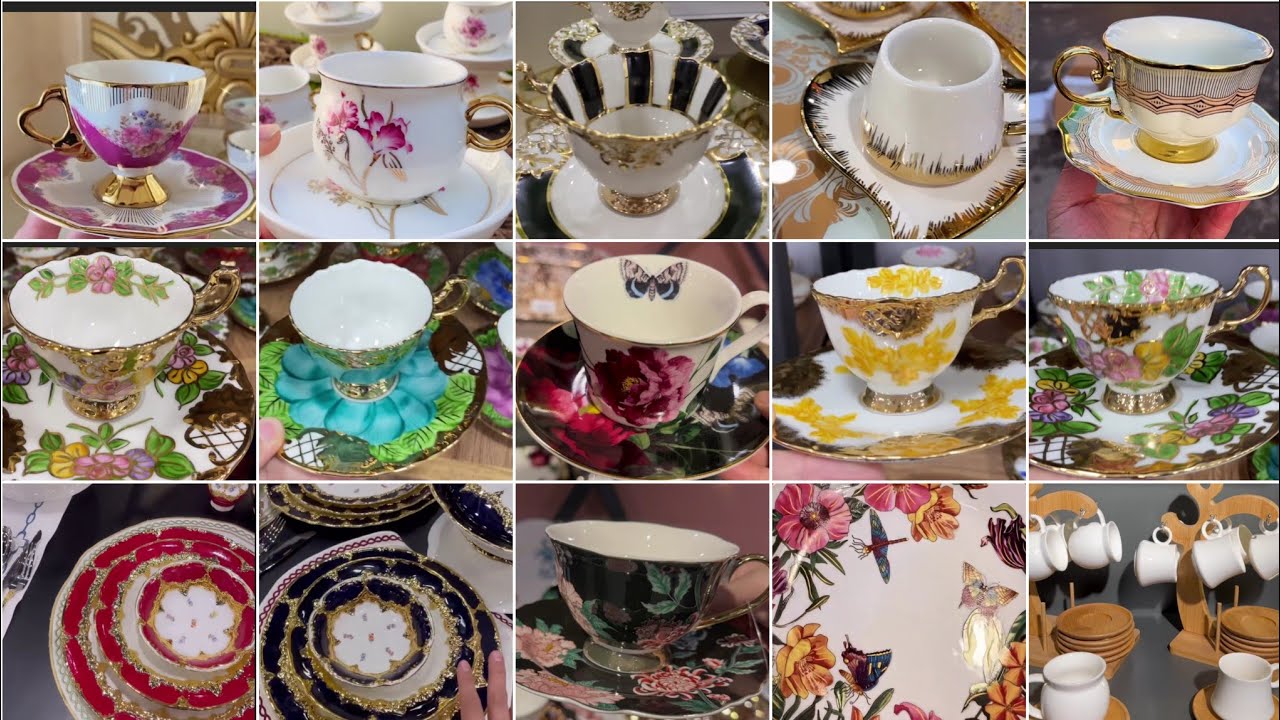 Beautiful Dinner sets Tea ☕ Sets Fancy crockery items kitchen items # ...