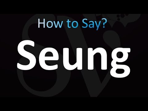 How to Pronounce Seung - YouTube