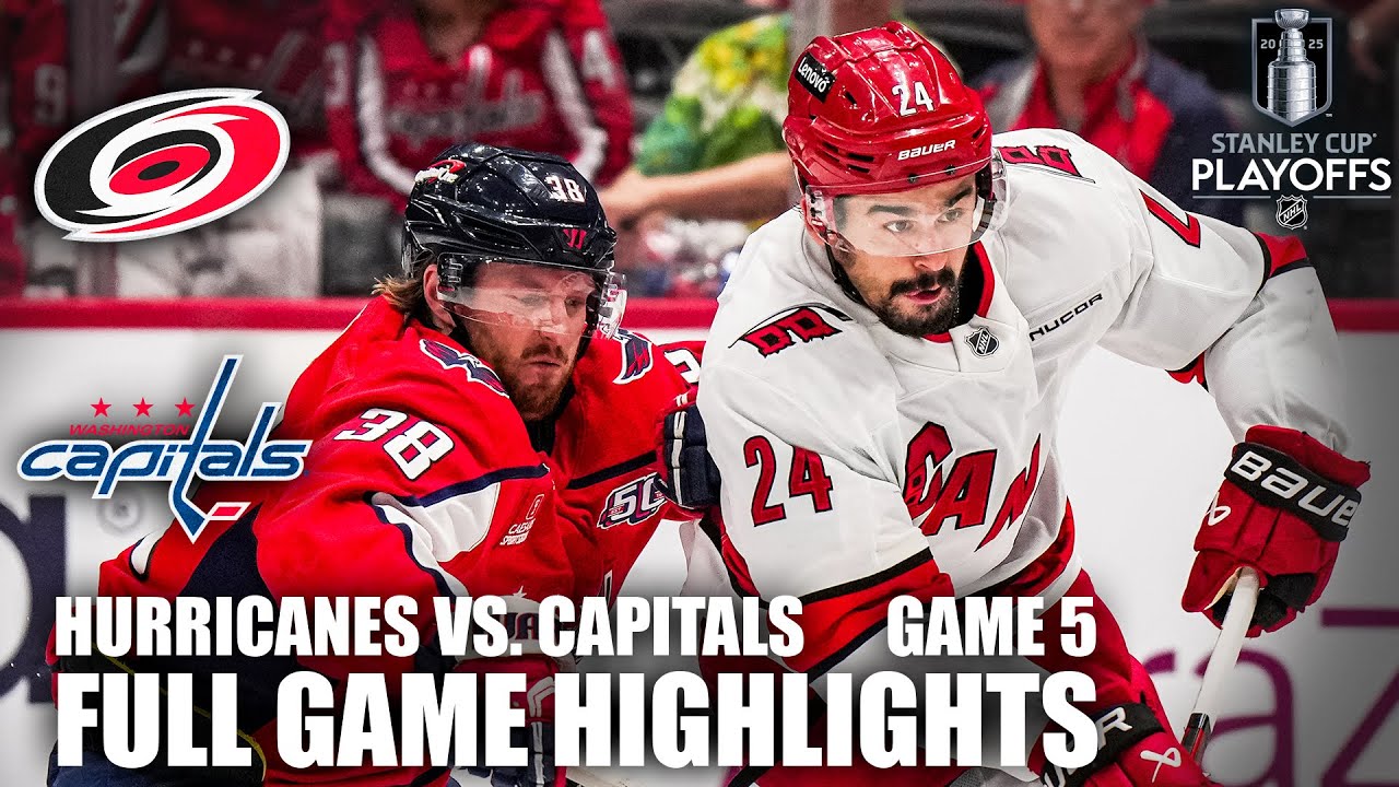 Hurricanes vs Capitals; Game 5 highlights as Carolina advances