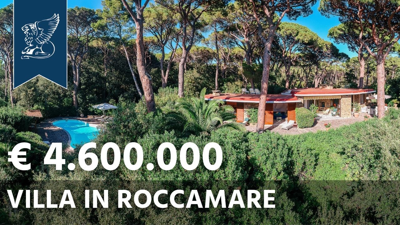 Wonderful Villa In Roccamare's Pine Forest | Ref 4802 | - YouTube