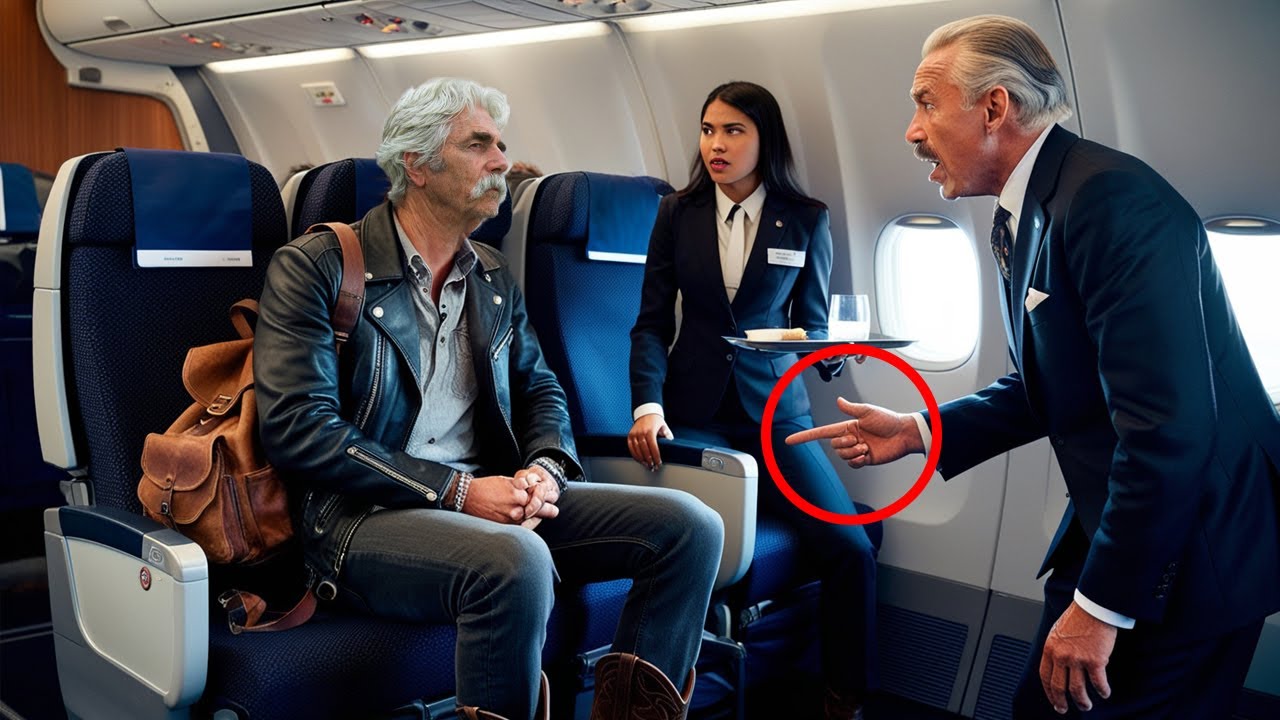 The man gave up his first class seat to Sam Elliot, then the ...