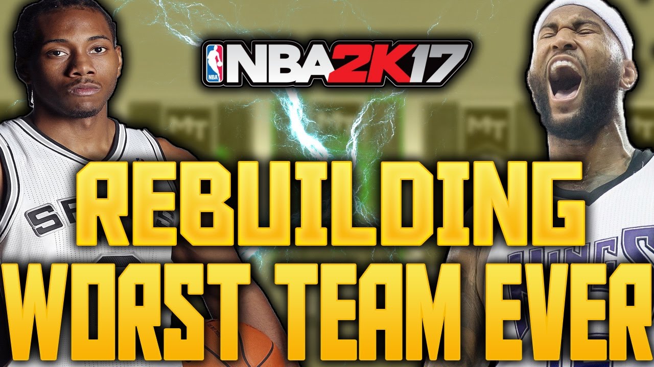 NBA 2K17 MY LEAGUE: REBUILDING AN 0-82 WIN TEAM!! HARDEST REBUILD EVER ...