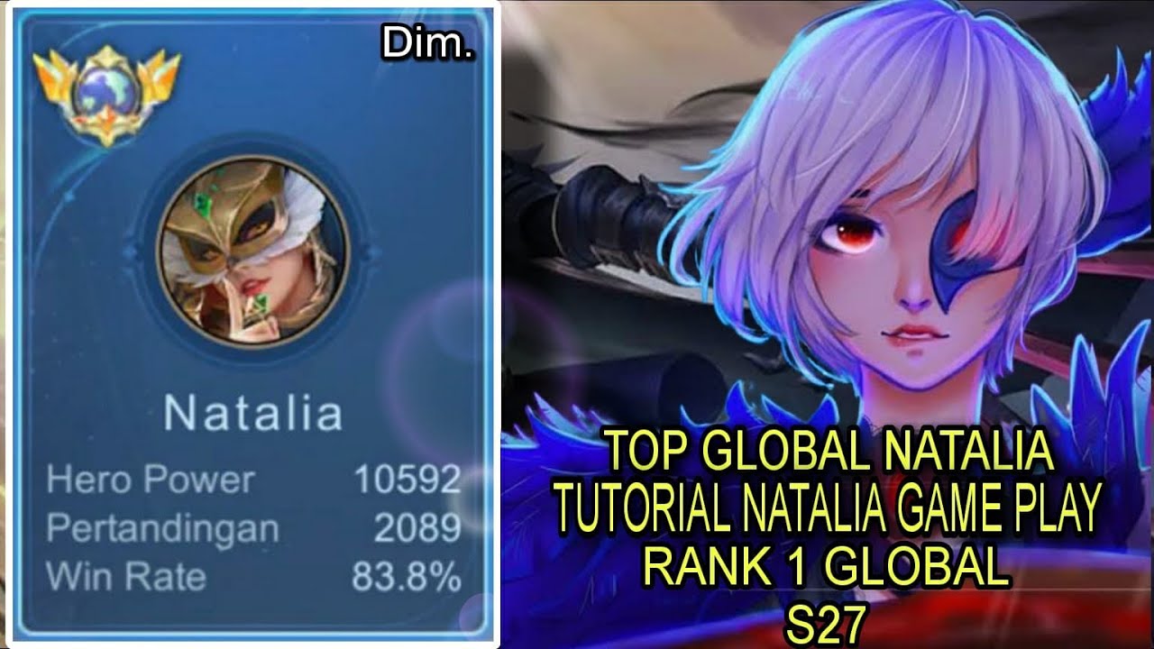 TOP GLOBAL NATALIA | Perpect Combo Skill - Build Top 1 Global Natalia ...