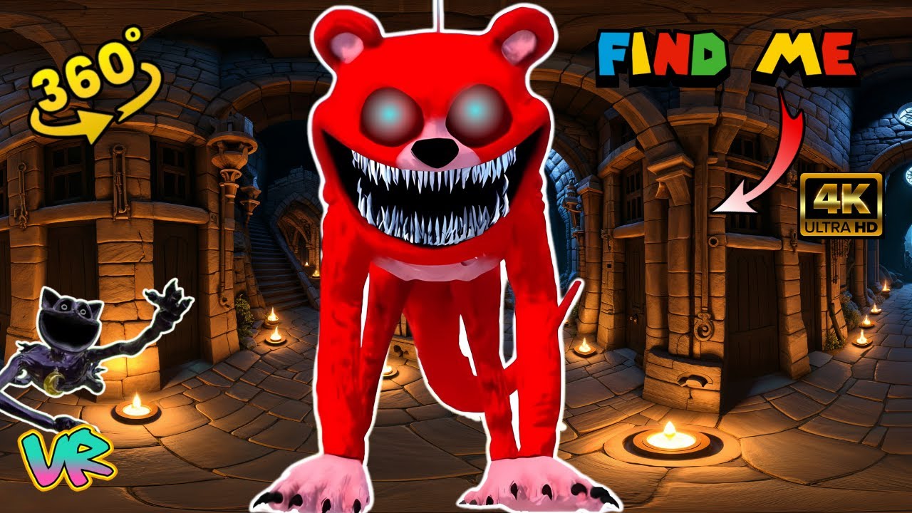 Nightmare BOBBY BEARHUG MONSTER Poppy playtime 3 | SMILING CRITTERS ...