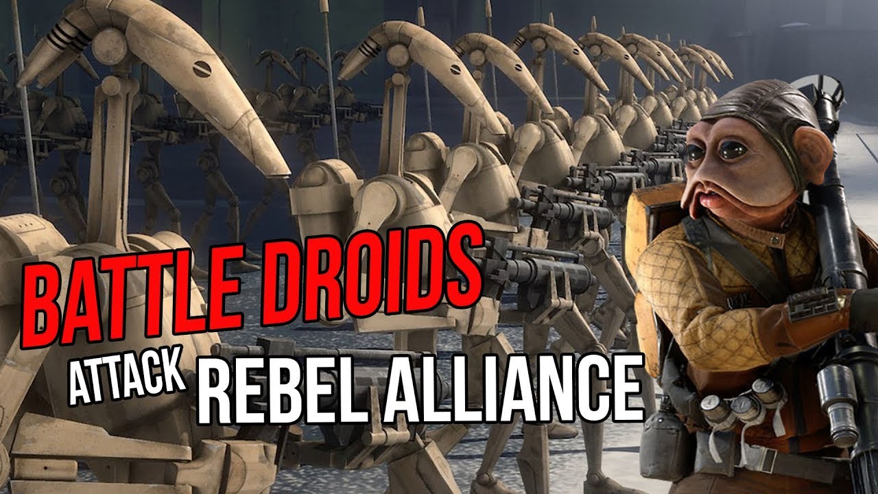 Rebels Surrounded by DROID ARMY - Star Wars - Awakening of the ...