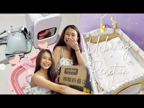 baby’s gifts 🎁 👶🏻 dreamplay crib, foldable bath tub, baby carrier, sterilizer