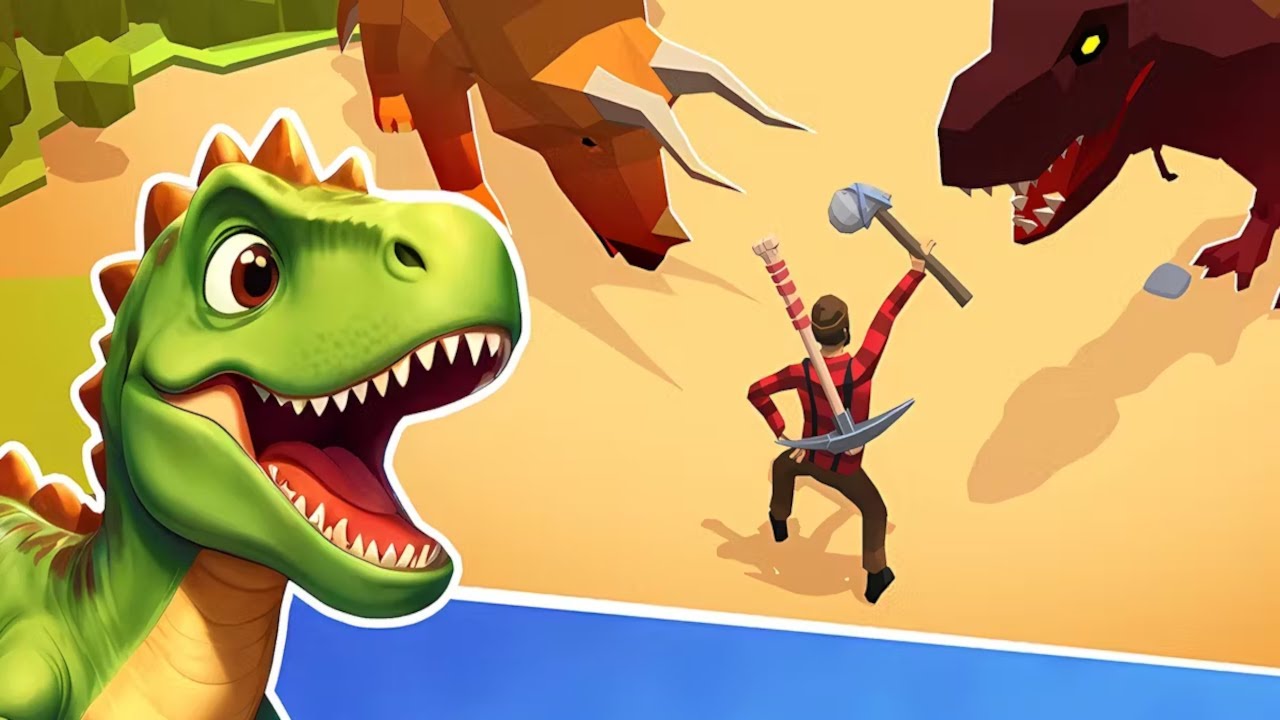 Dino Survival: 3D Simulator Gameplay - YouTube