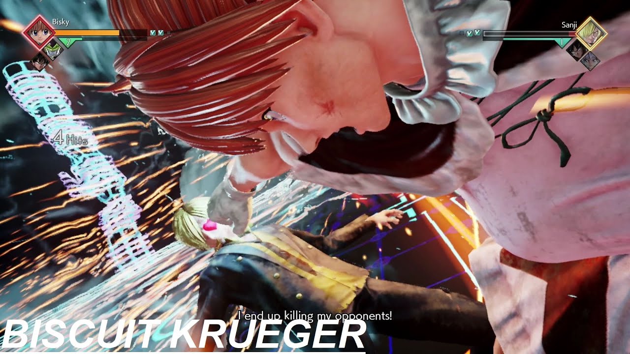 Jump Force Deluxe Edition: "Biscuit Krueger Full Fight Scene" Nintendo ...
