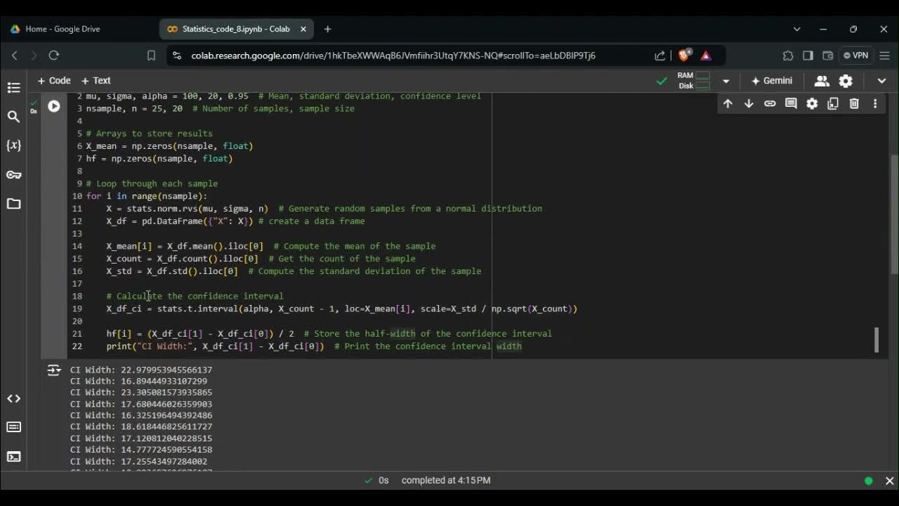 Statistics python script 8 - YouTube