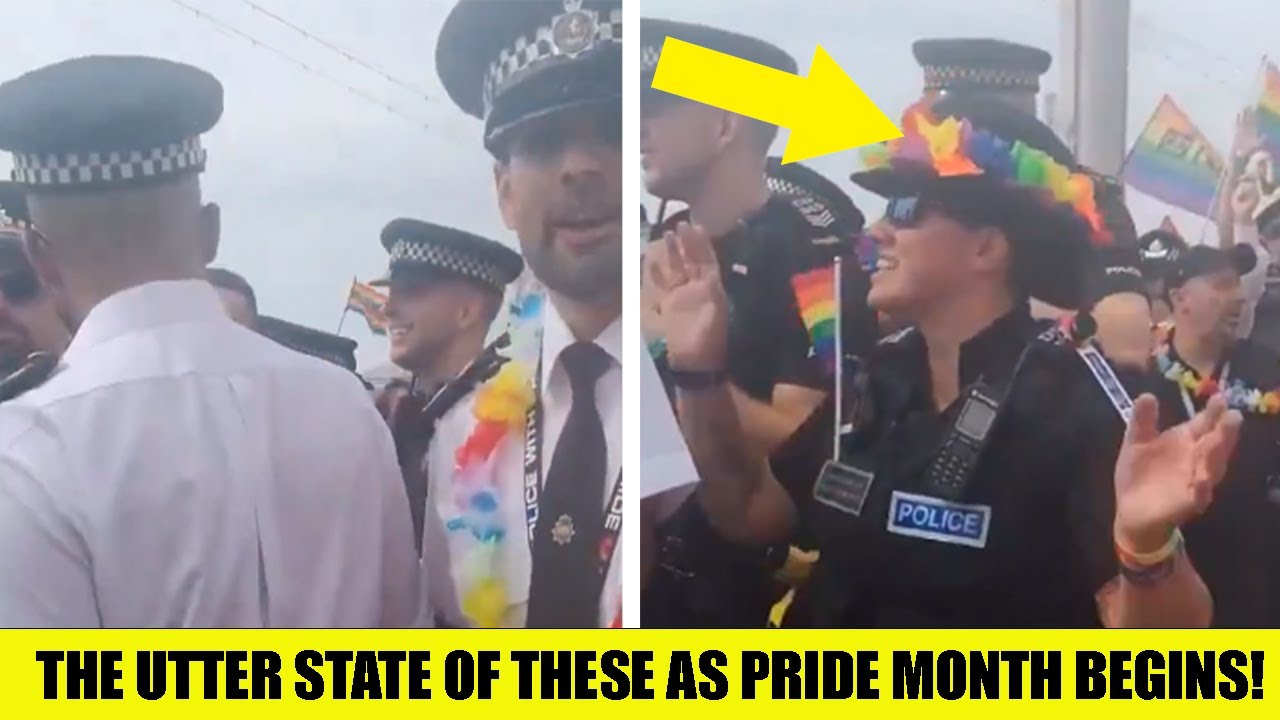 The UTTER STATE Of These Police Officers As Pride Month Begins! - YouTube