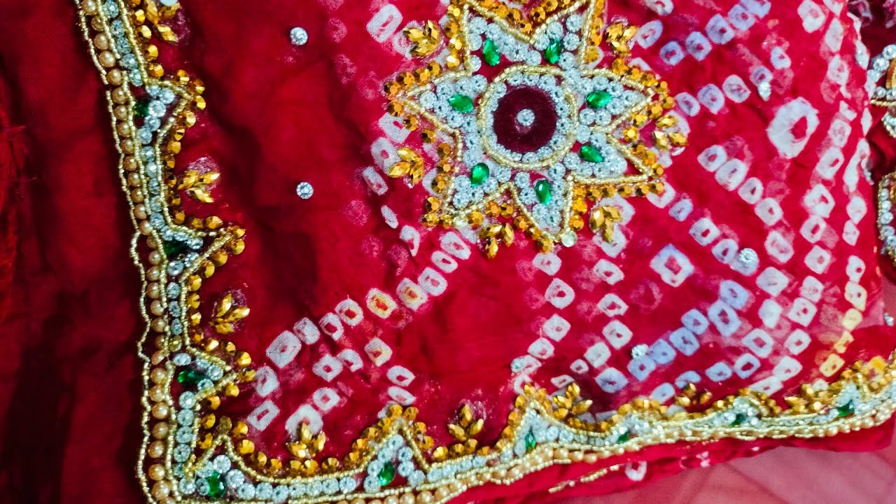 chundri hand embroidery designs - YouTube