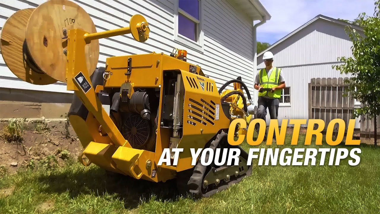Using the remote for the PTX40 plow/trencher and SPX25 vibratory plow ...